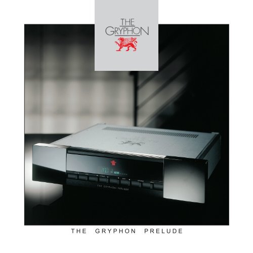 Download brochure - Gryphon Audio Designs