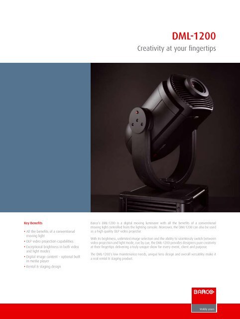 DML-1200 Brochure - High End Systems