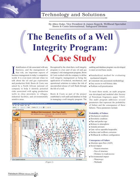 The Benefits of a Well Integrity Program: A Case Study - Halliburton