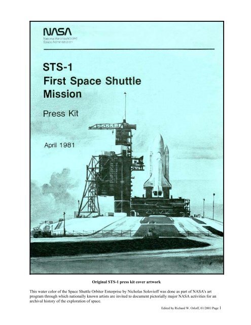 First Space Shuttle Mission STS-1 - Naval History and Heritage ...