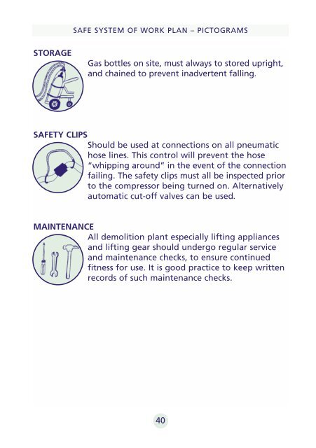 SAFE SYSTEM OF WORK PLAN