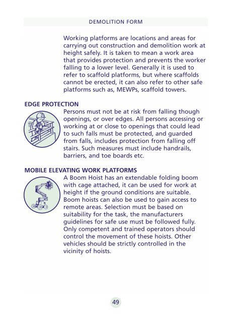 SAFE SYSTEM OF WORK PLAN