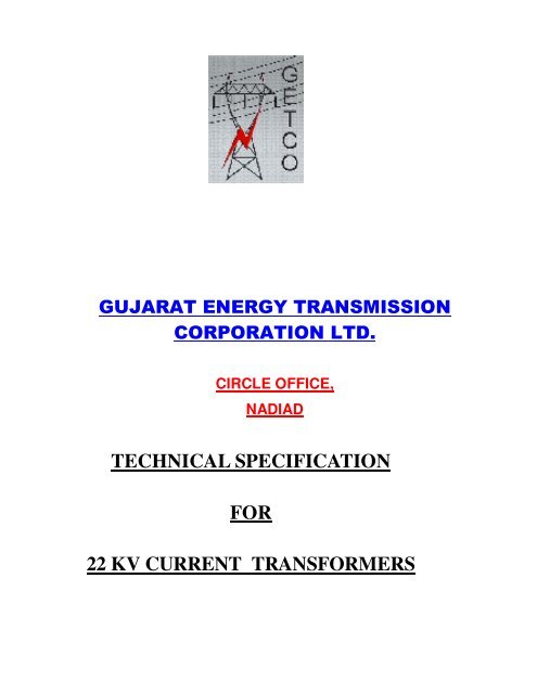 technical specification for 22 kv current transformers