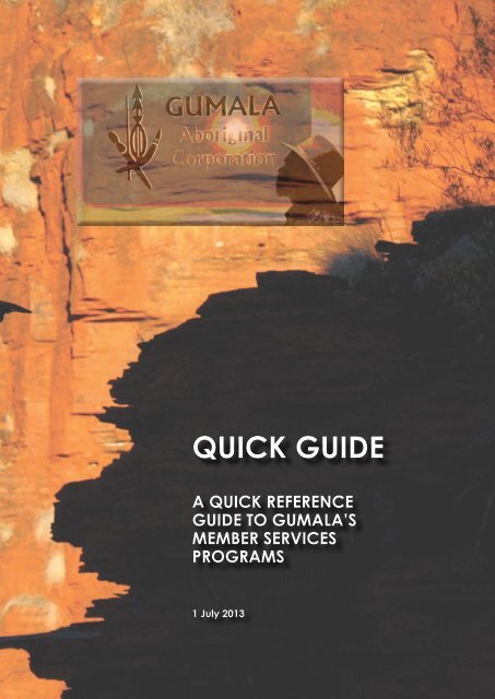 QUICK GUIDE - Gumala