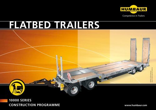 FLATBED TRAILERS - Humbaur