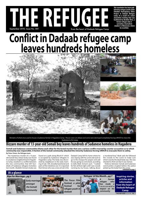 The Refugee - HAP International