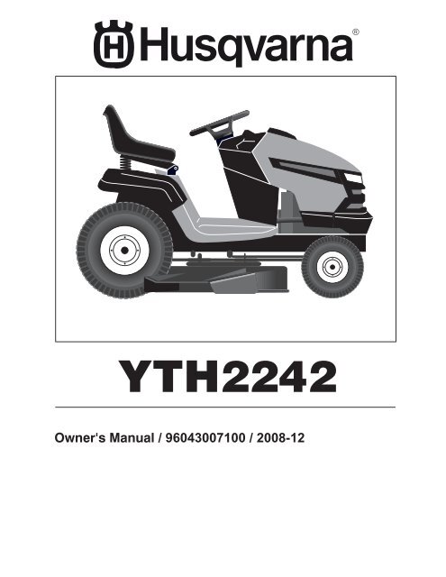 om, yth2242, 2008-12, tractors/ride mower, 96043007100 - Husqvarna