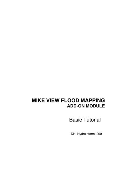 MIKE VIEW FLOOD MAPPING Basic Tutorial - HydroAsia
