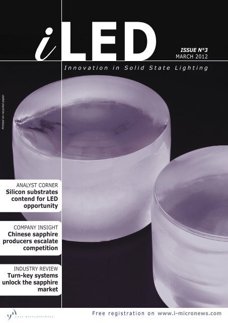Silicon substrates contend for LED opportunity Chinese sapphire ...