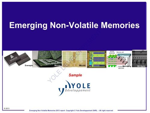 Emerging Non-Volatile Memories - I-Micronews