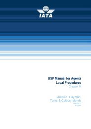 Reservations Services Manual, 24th Edition effective 1 ... - IATA