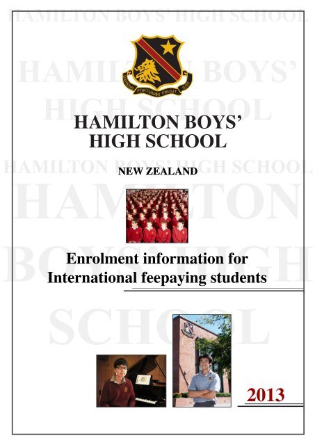 HAMILTON BOYS' HIGH SCHOOL