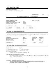 Material safety data sheet gasoline, all grades msds no. - Hess