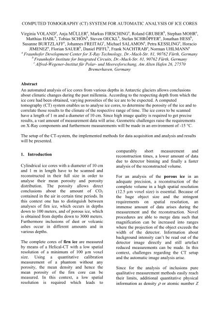Computed Tomography Ct System For Automatic