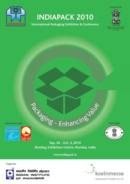 INDIAPACK 2010 - Indian Institute of Packaging