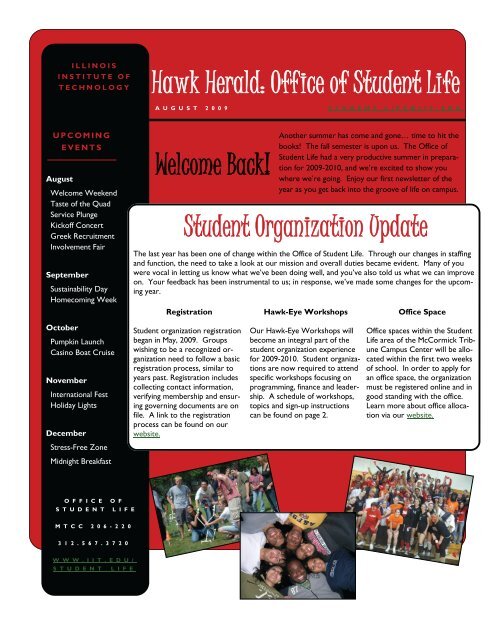 IIT Student Life August 09 - Illinois Institute of Technology