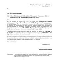 Sample Offer Letter - Indian Institute of Technology Gandhinagar