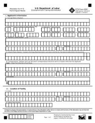 ETA Form 9089 - Foreign Labor Certification