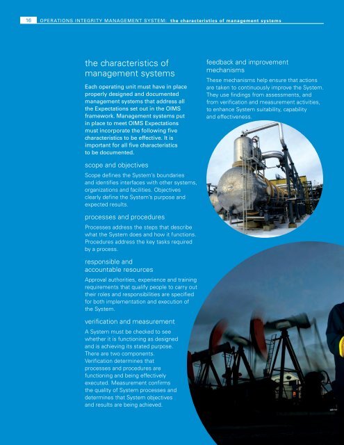 16 OPERATIONS INTEGRITY M