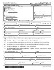 I-131, Application for Travel Document