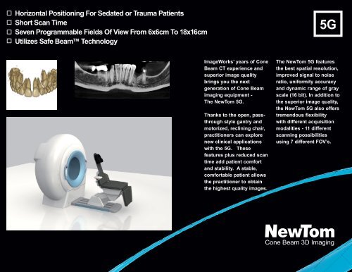 Horizontal Positioning For Sedated or Trauma Patients Short Scan ...