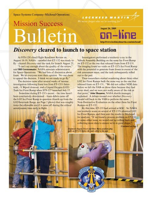 Mission Success - Michoud Assembly Facility and the External Tank