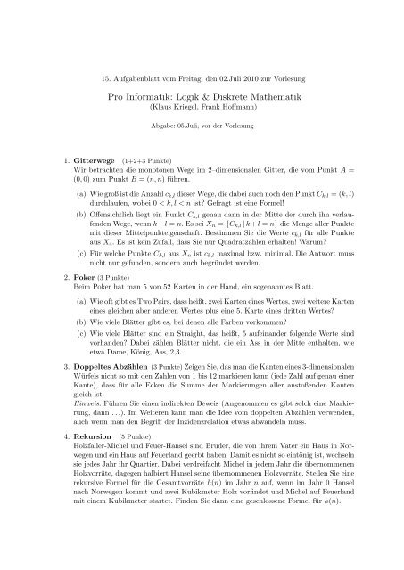 Pro Informatik: Logik & Diskrete Mathematik