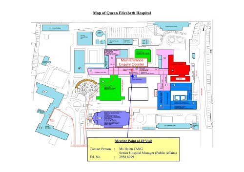Map Of Queen Elizabeth Hospital EBE