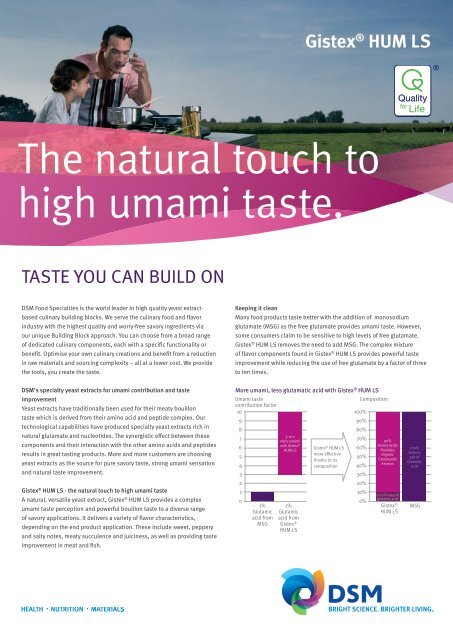 Gistex® HUM LS - DSM