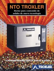 Manual of Operation and Instruction - Troxler Electronic Laboratories