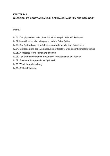 Gnostischer Glaube An Jesus