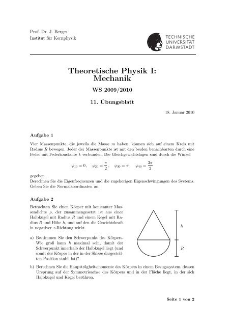 Theoretische Physik I: Mechanik