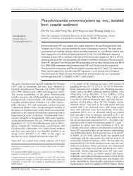 Arthrobacter flavus sp. nov., a psychrophilic bacterium isolated from ...