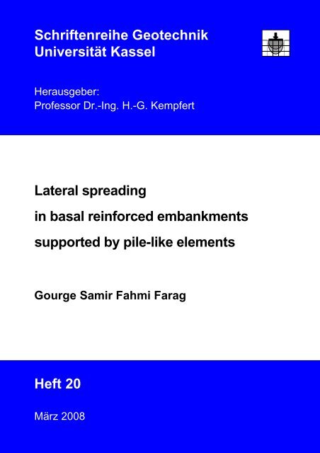 Lateral spreading in basal reinforced embankments supported by ...