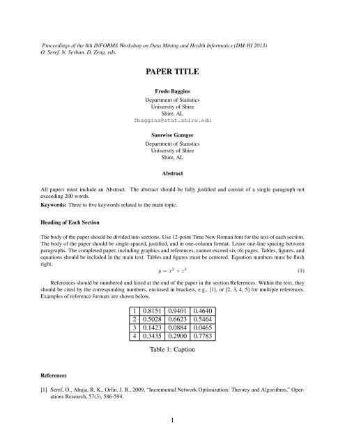 PDF template - Informs