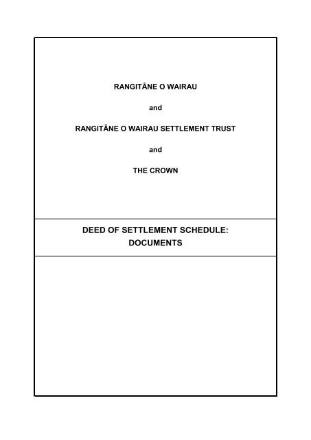 Rangitane Documents and Deed Plans - Terabyte Interactive