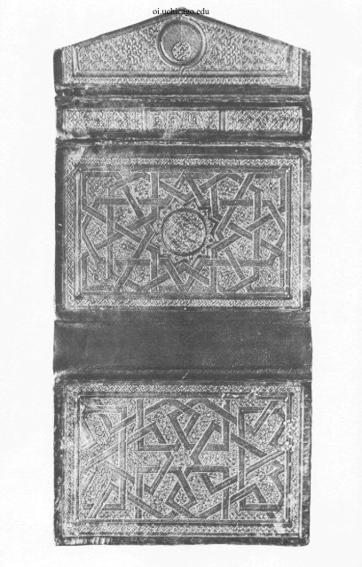 Islamic Bindings and Bookmaking Symposium ... - Oriental Institute