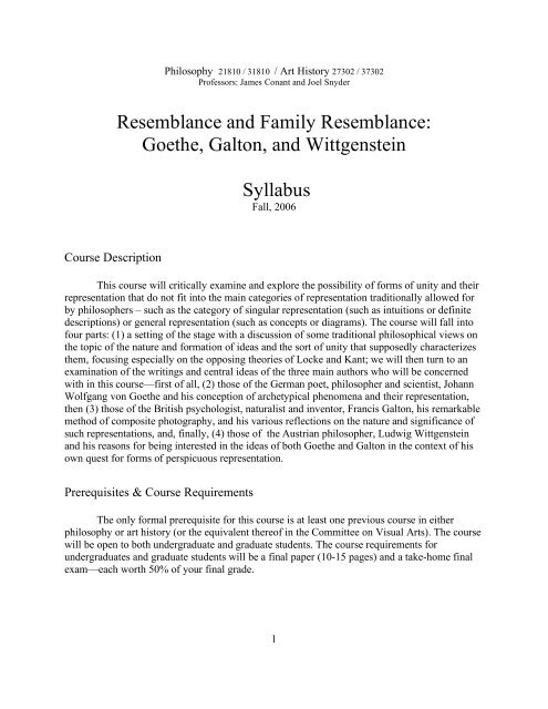 Family Resemblance Wittgenstein