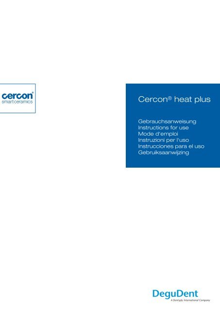 Cercon® heat plus - DENTSPLY Prosthetics