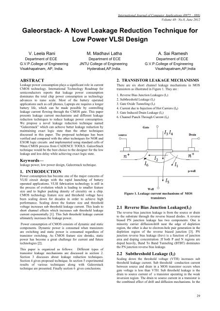 A Novel Leakage Reduction Technique for Low Power VLSI Design