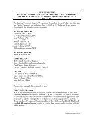 Georgia State Board of Cosmetology Sanitary Regulations for ...