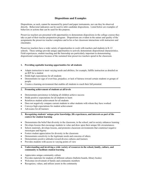 Disposition and Descriptors - Help