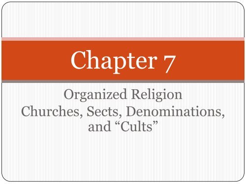 Organized Religion
