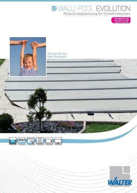 Flyer WALU POOL EVOLUTION - Walter Piscine