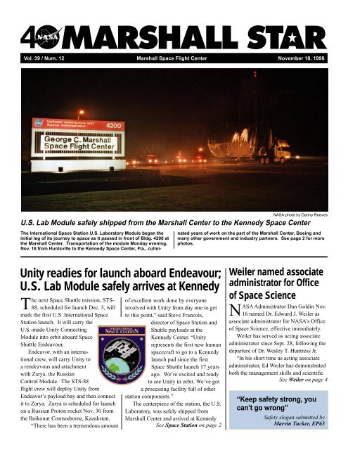 Star 8-19 - Marshall Star - NASA