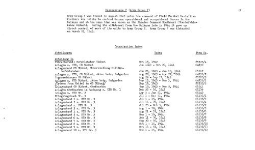 Heeresgruppe F (Army Group F) - O сайте maparchive.ru