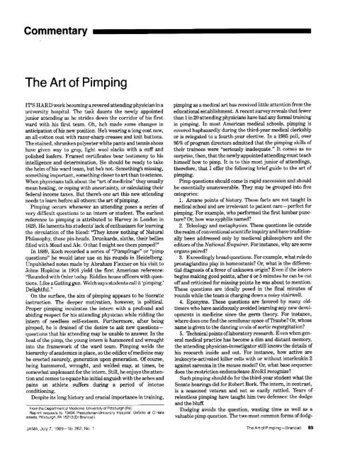 The Art of Pimping