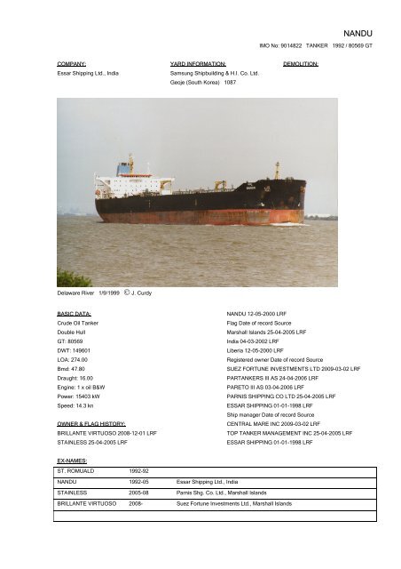 nandu - Cargo Vessels International