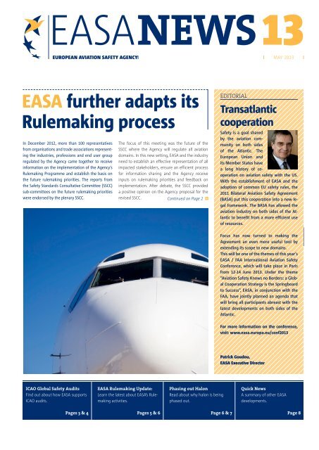 EASA further adapts its Rulemaking process - European Aviation ...