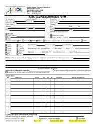 Sample Submission Sample Submission Form for Example ...